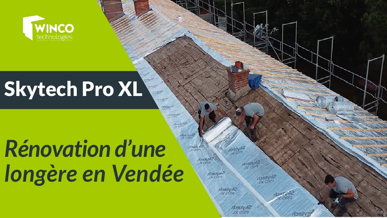 Écran sous toiture HPV isolant : Skytech Pro XL | Winco Technologies